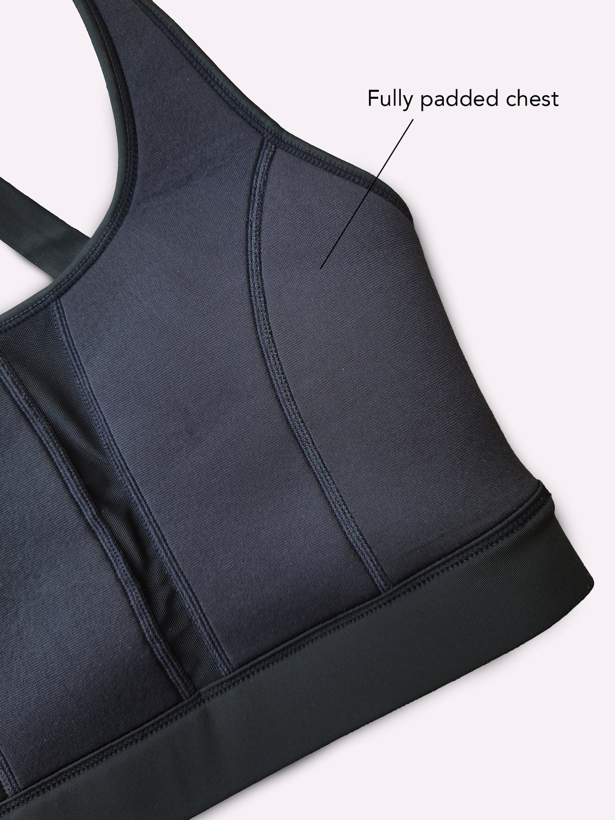 Athena Padded-Chest Sports Bra (Black) - sports bra for kickboxing ...
